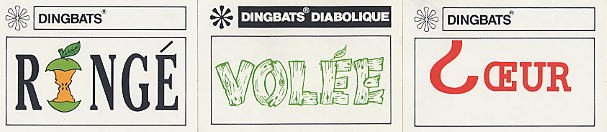 Amourdesjeux.com | DINGBATS ILLUSTRES (1989)